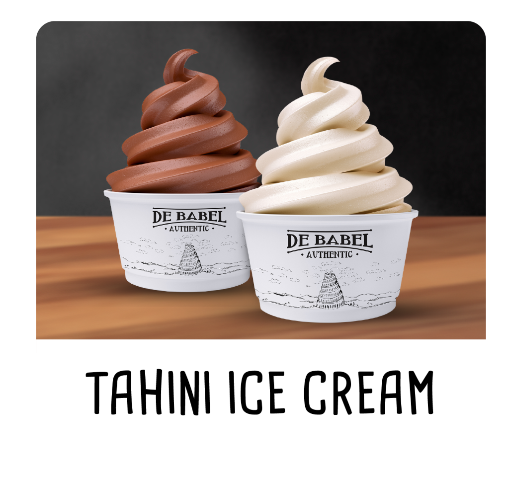 Tahini Ice Cream - De-Babel