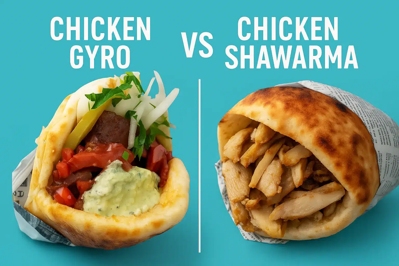 Chicken Gyro vs Chicken Shawarma: What’s the Difference?